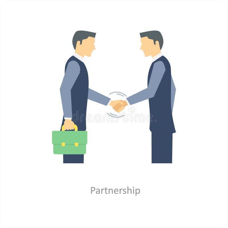 Partnership stock vector. Illustration of business, vector - 264949770