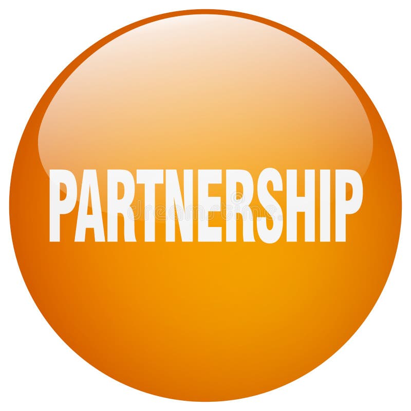 Partnership button stock vector. Illustration of vector - 119884988