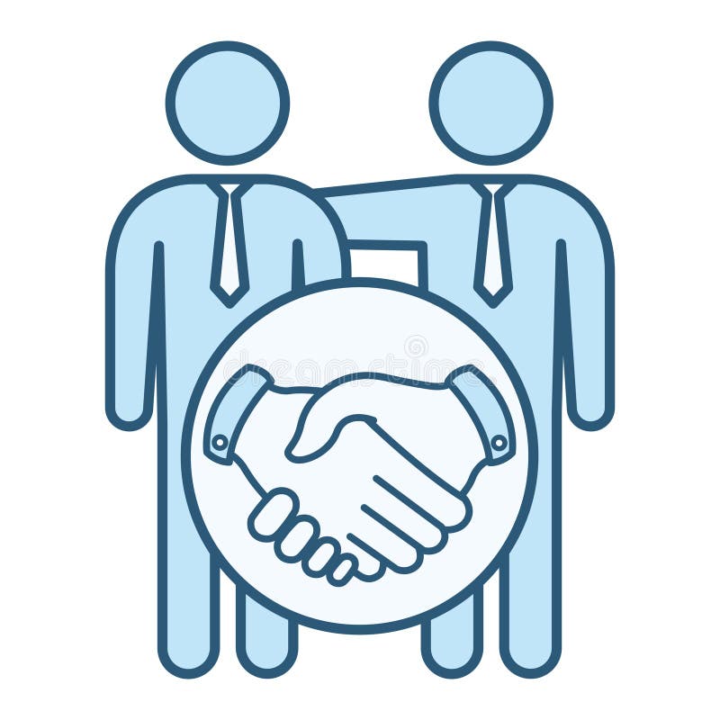 Partnership Color Icon. stock vector. Illustration of handshake - 306951525