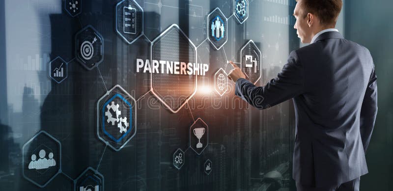 Partnership of Companies. Collaboration Stock Image - Image of work ...