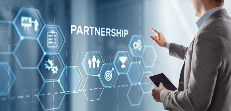 Partnership of Companies. Collaboration Stock Photo - Image of puzzle ...