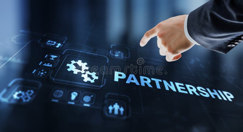 Partnership of Companies. Collaboration Stock Photo - Image of ...