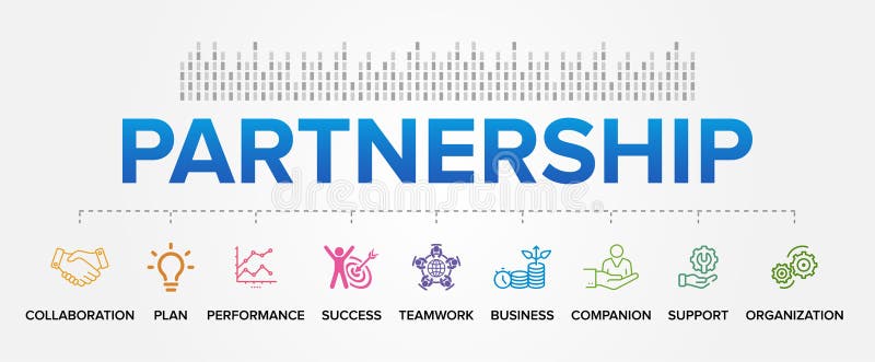 Infographic Partnership Concept Stock Vector - Illustration of ...