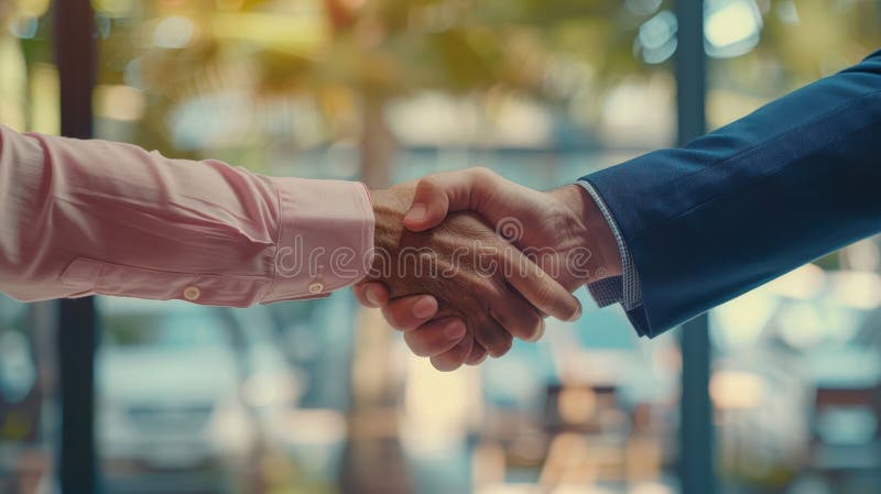 The Partnership Handshake. AI Generated Stock Photo - Image of business ...