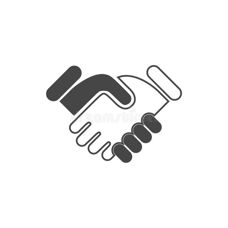 Partnership Icon, Handshake Stock Vector - Illustration of deal, hand ...