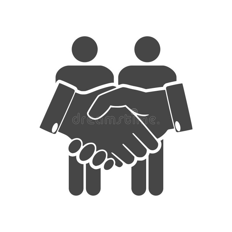 Partnership icon stock vector. Illustration of contract - 175258669