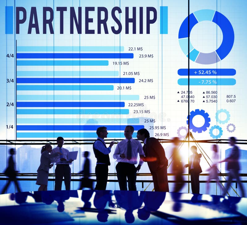 Partnership Partner Team Teamwork Organization Concept Stock Photo ...