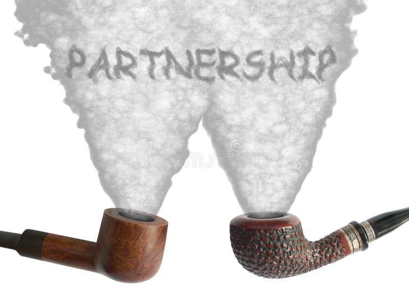 Partnership - Pipes and Smoke Stock Image - Image of brainstorming ...