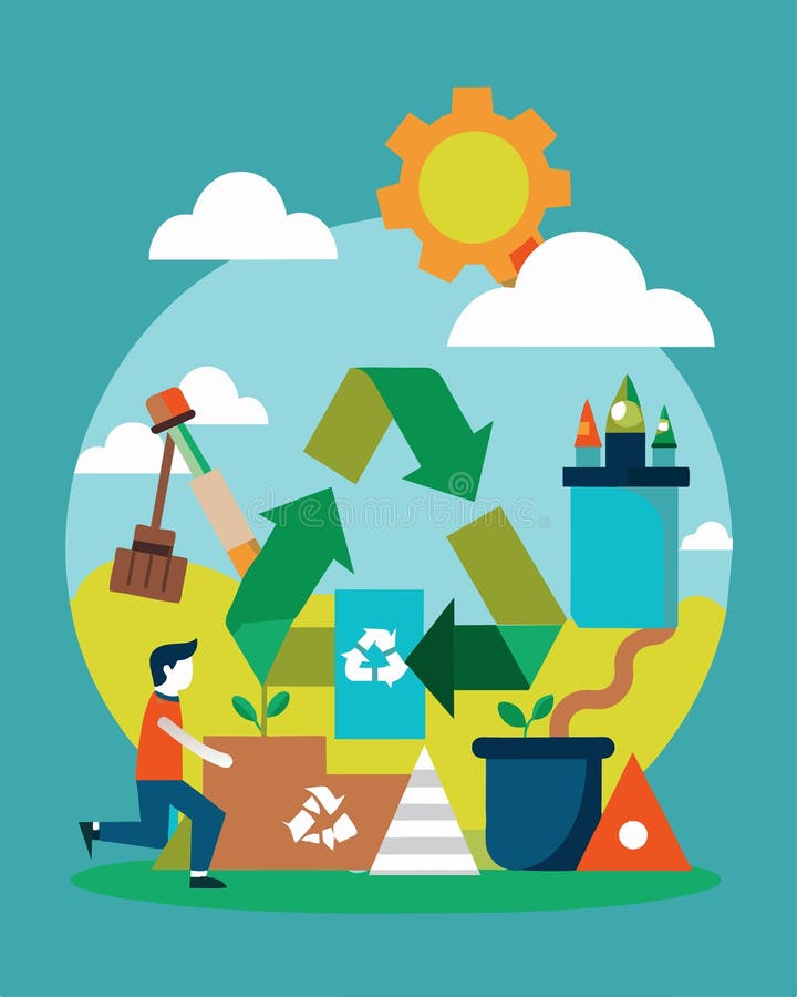 A Partnership between a Recycling Program and a Local Art Studio Where ...