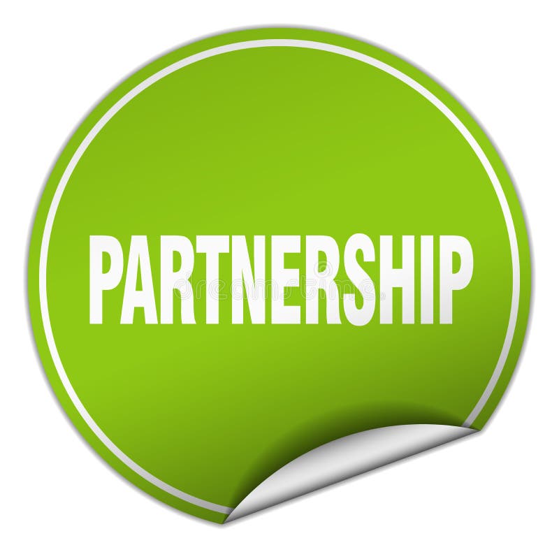 Partnership Sticker. Business Partners, Interaction, Communication ...