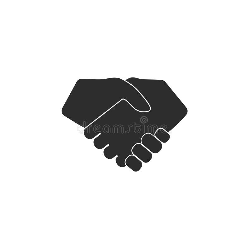 Partnership, Shake Hands, Together Icon. Vector Illustration. Stock ...