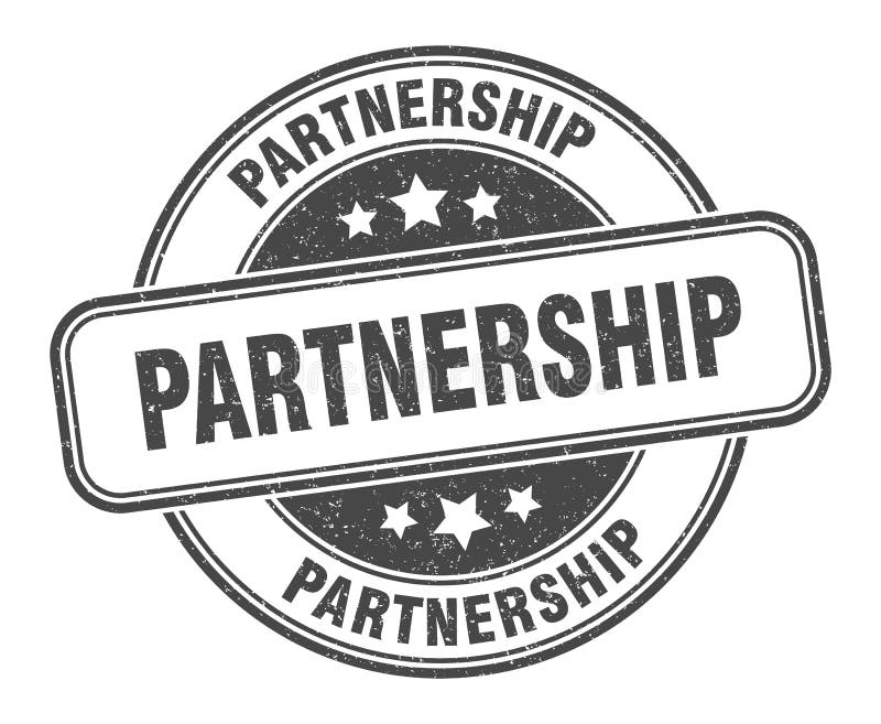 Partnership Stamp. Partnership Round Grunge Sign Stock Vector ...
