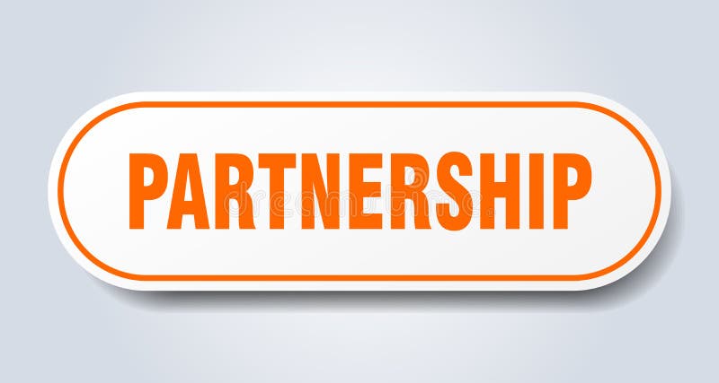 Partnership Sticker. Business Partners, Interaction, Communication ...