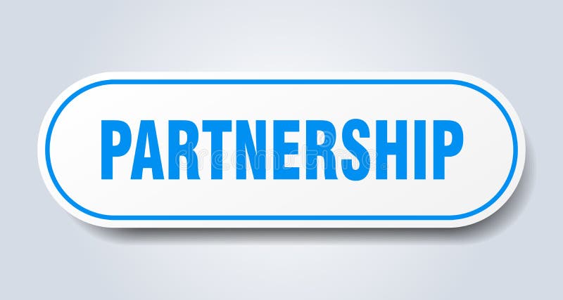 Partnership Sticker. Partnership Square Sign Stock Vector ...