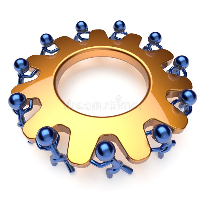 Partnership Teamwork Business Process Workforce Concept Stock ...