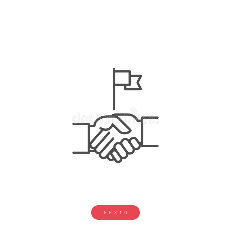 Partnership Vector Icon Business Management Related Vector Line Icon ...