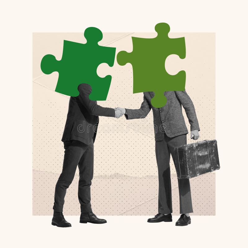 Partnership Working Together for Success, Friendship or Connection To ...