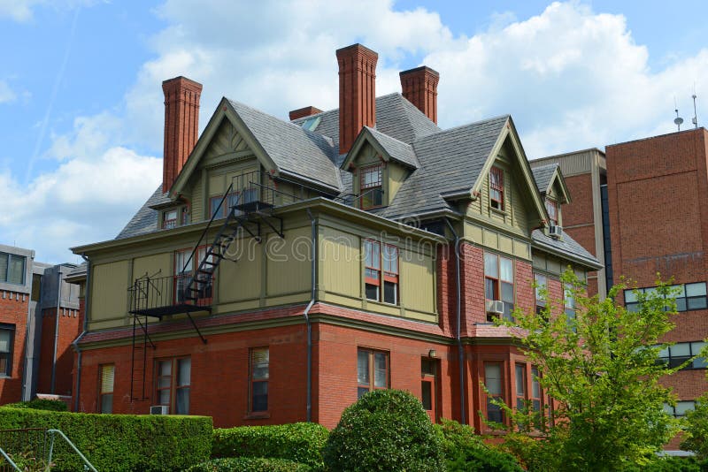 Partridge Hall, Brown University, Providence, USA Stock Image - Image ...