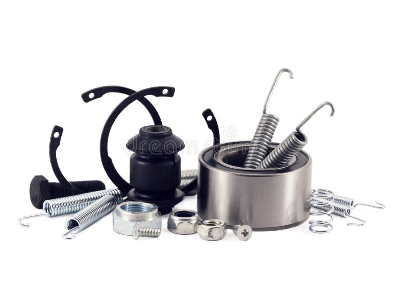 Parts for cars. springs stock photo. Image of steel, tool - 33055426