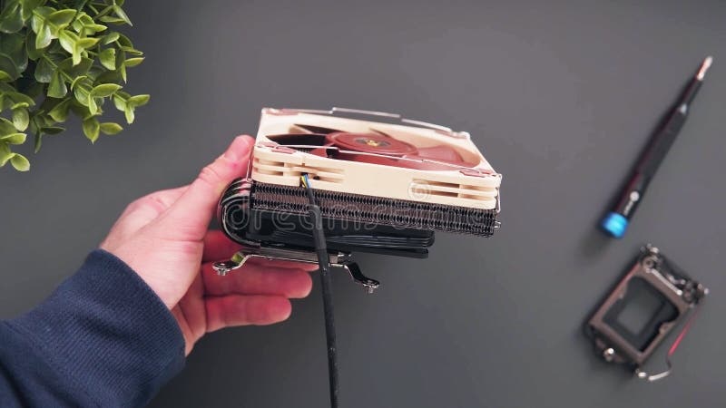 Parts for Cooling Computer Equipment Stock Image - Image of closeup ...