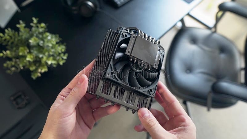 Parts for Cooling Computer Equipment Stock Image - Image of abstract ...