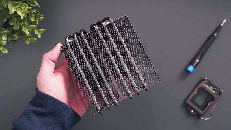 Parts for Cooling Computer Equipment Stock Photo - Image of cooler ...