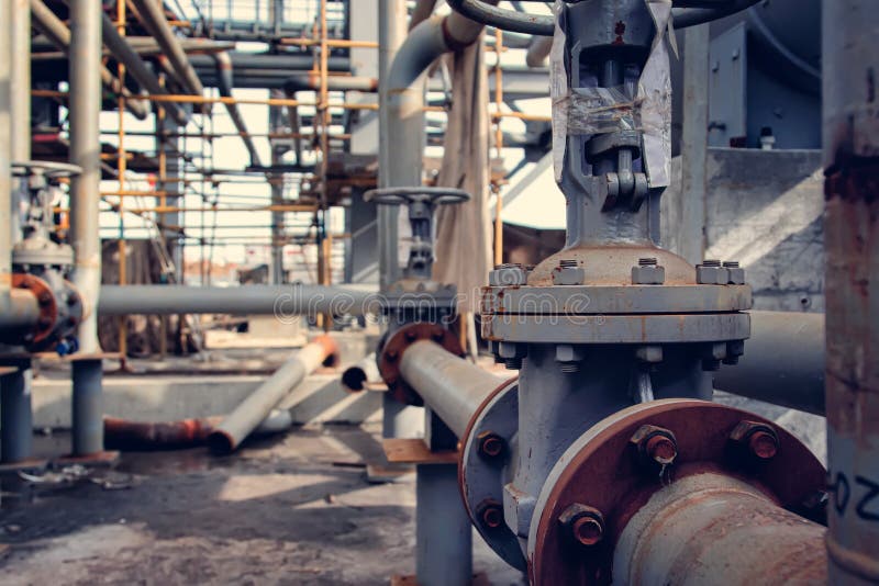 Details and Elements of the Process Pipeline at the New Chemical Plant ...