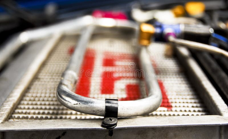 Car Engine Bay Parts stock photo. Image of shiny, hotrod - 7002004