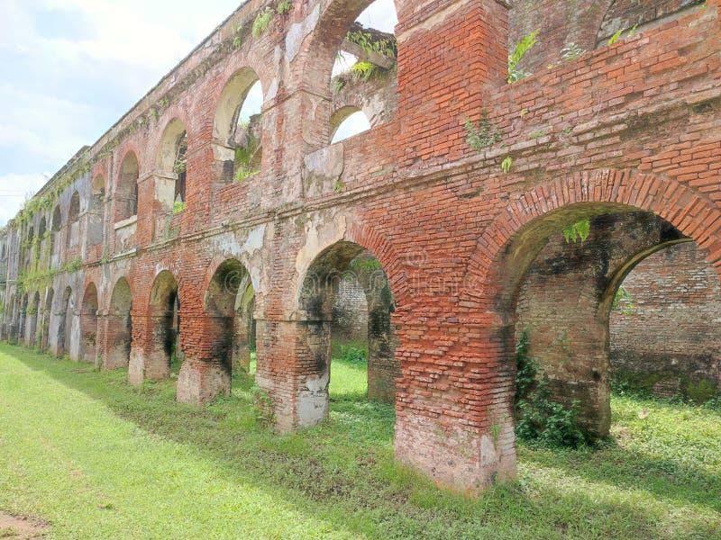 Parts of the Former Colonial Fort Building Stock Photo - Image of ...