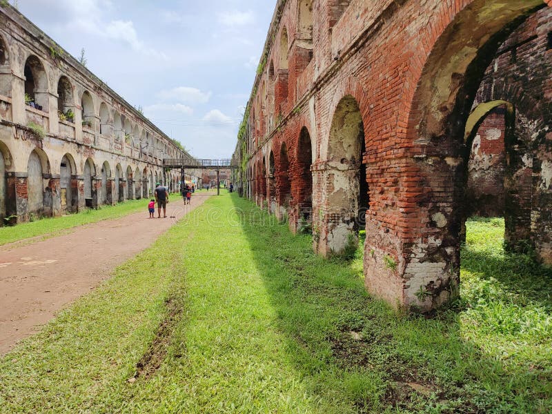 Parts of the Former Colonial Fort Building Stock Photo - Image of ...