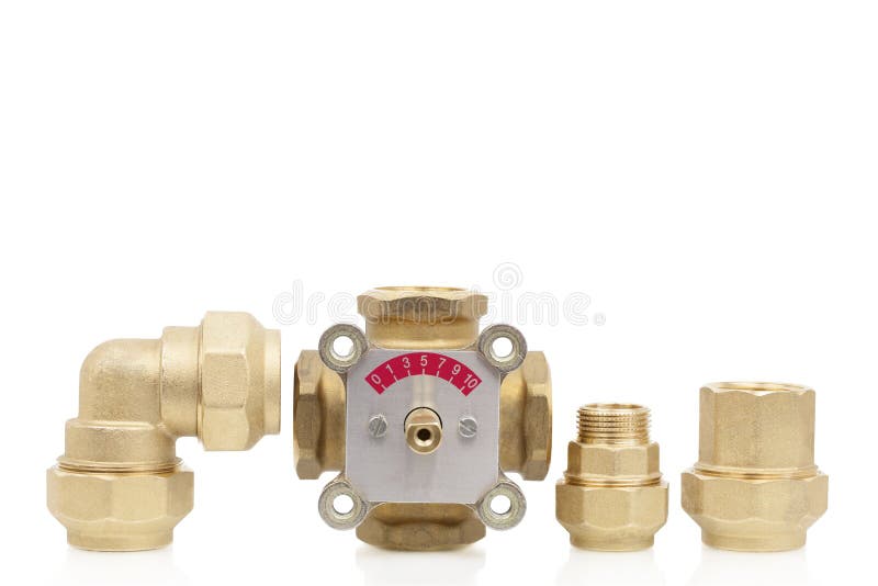 Parts of the Heating System Stock Image - Image of industry, design ...