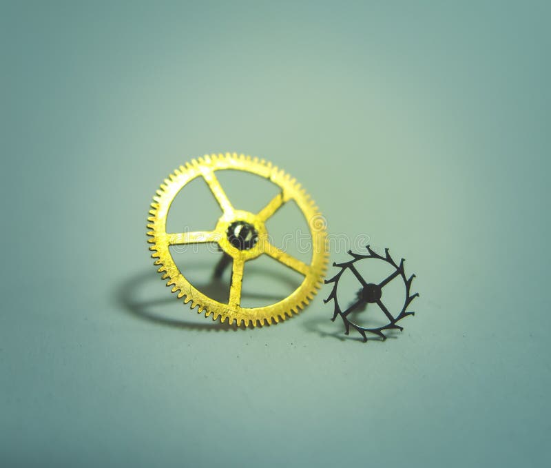 Large Gears and Cogs, Titanium and Steel Stock Photo - Image of ...