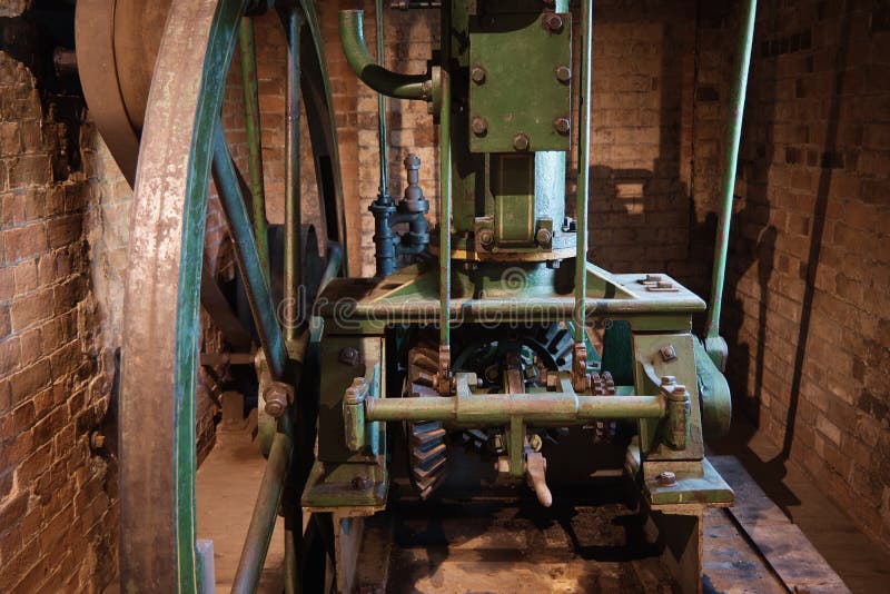 Interior of Old Water Mill . Stock Image - Image of closed ...