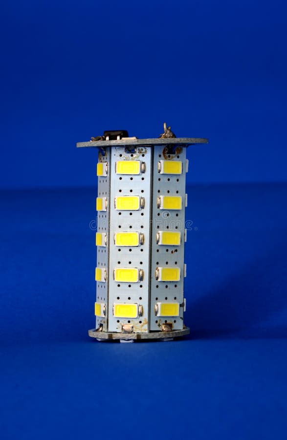 Parts of led light bulb stock image. Image of electric - 67747749