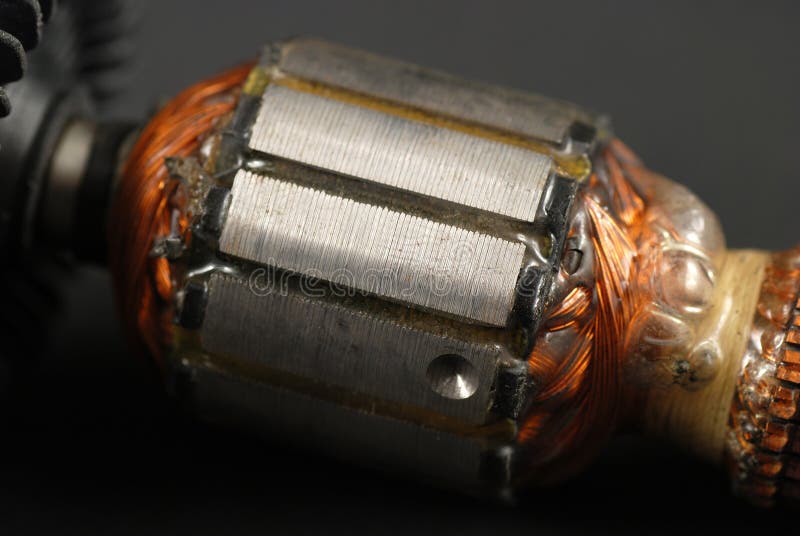 Parts of motor stock image. Image of rotator, rotate - 16107137