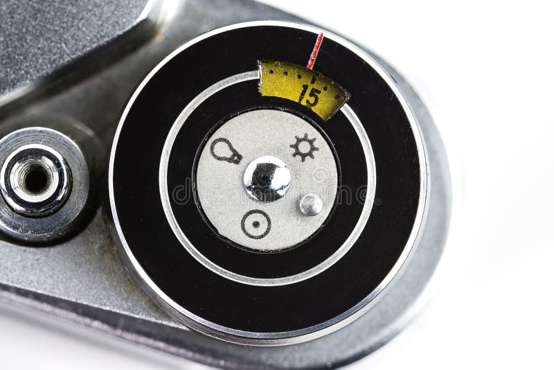 Parts of an Old Camera. Elements of a Vintage Close-up Camera Stock ...