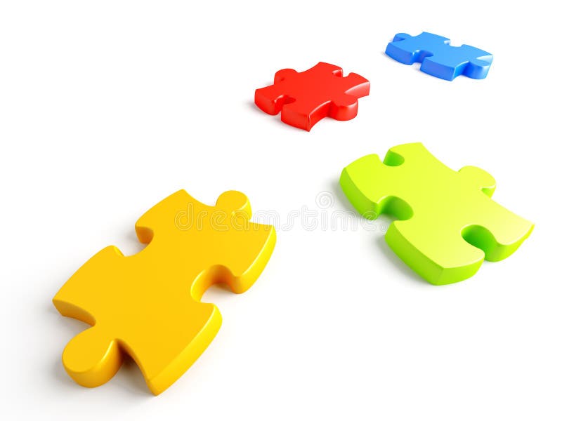 Colorful Puzzle stock image. Image of teaser, background - 8011665