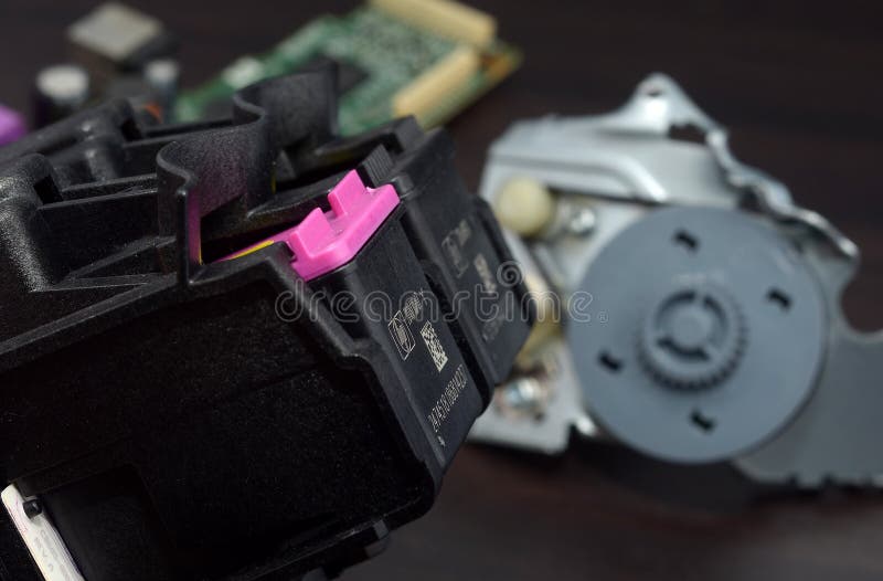 Parts Spare Parts Electronic Components of the Board Close-up Stock ...