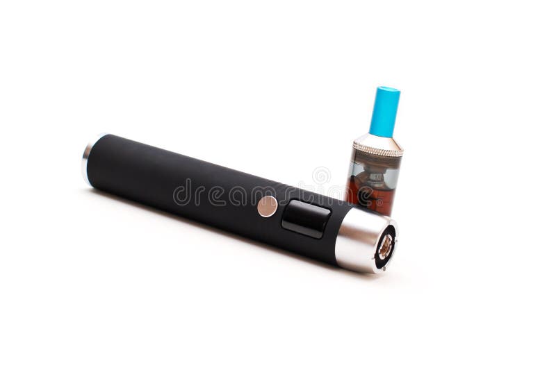 Parts To an Electronic Vaporizer Cigarette Stock Photo - Image of ...