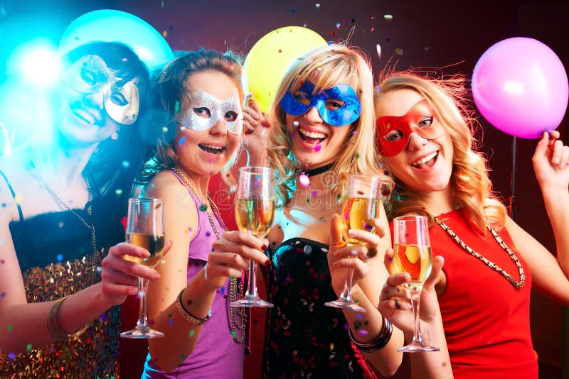 Party at nightclub stock image. Image of expression, happiness - 33831369
