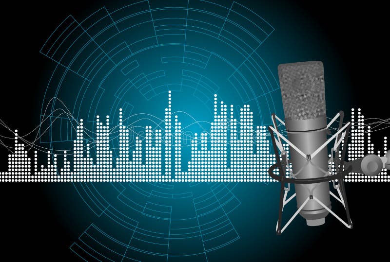 Radio theme stock vector. Illustration of broadcast, communication ...