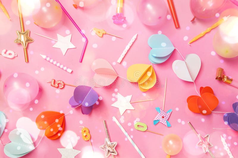 Birthday accessory stock image. Image of carnival, decorated - 155213197