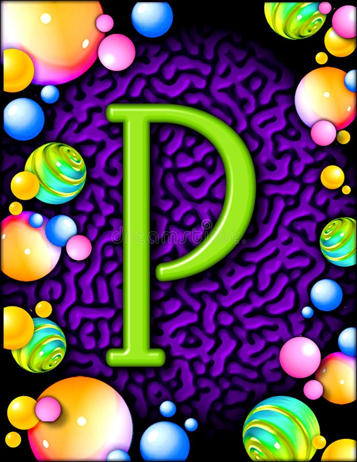 Party alphabet - P stock illustration. Illustration of purple - 1309016