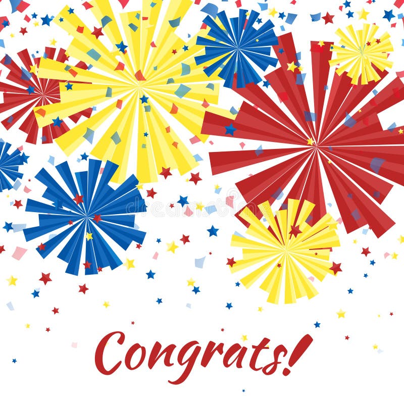 Congrats Confetti Stock Illustrations – 2,449 Congrats Confetti Stock ...