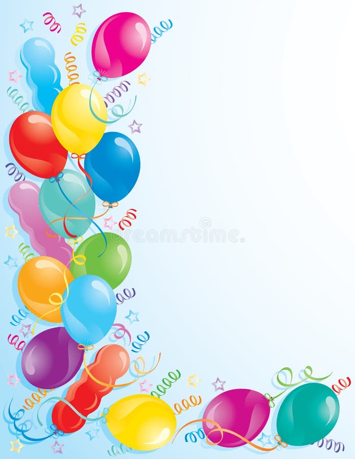 Party balloons stock vector. Illustration of colorful - 2579529