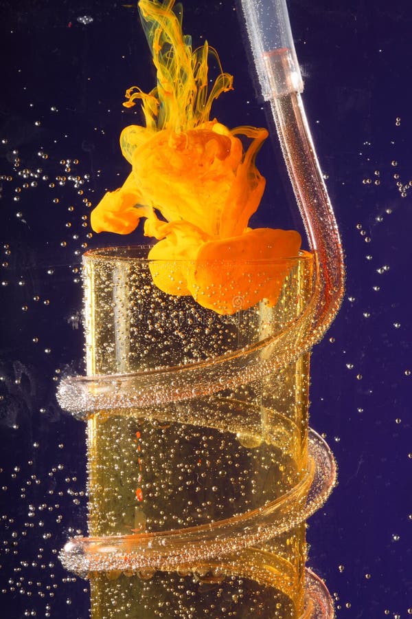 Party beaker and bubbles stock image. Image of beaker - 8465709
