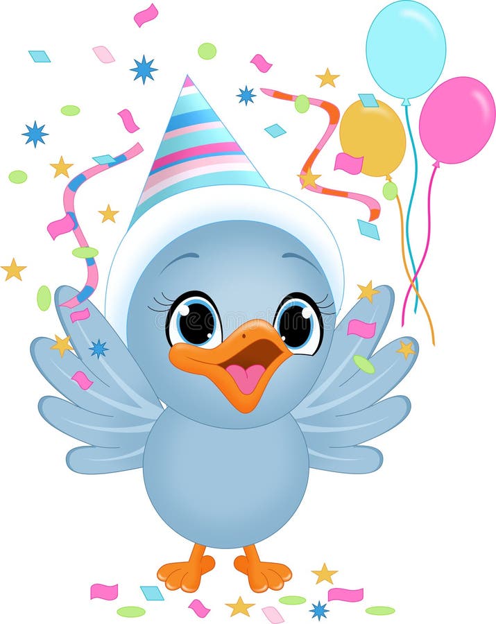 Party Bird stock illustration. Illustration of winter - 63203322