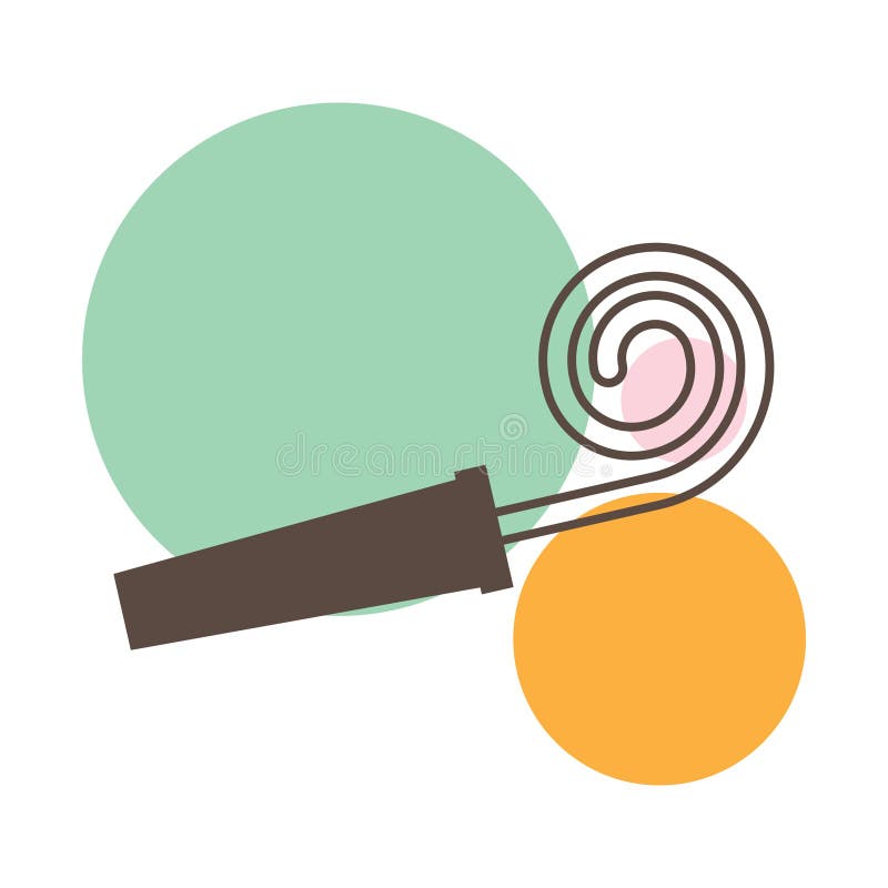 Party Blower. Vector Illustration Decorative Design Stock Vector ...