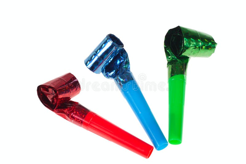 Party Blowers stock image. Image of blowers, still, birthday - 12181717