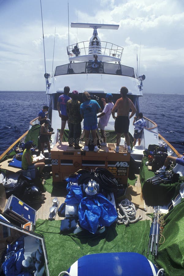 Party on Boat Scene from Set of Temptation Editorial Stock Image ...